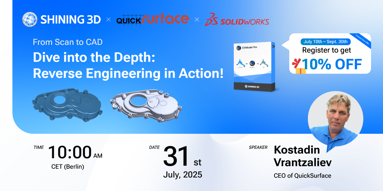 From Scan to CAD: Dive into the Depth: Reverse Engineering in Action!